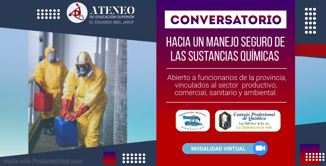 CONVERSATORIOHACIA UN MANEJO SEGURO DE LAS SUSTANCIAS QUÍMICAS - ATENEO Dr. EDUARDO ABEL JARUF